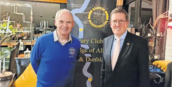 Former NATO chief visits rotary club - PressReader