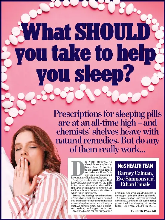 What SHOULD you take to help you sleep? - PressReader