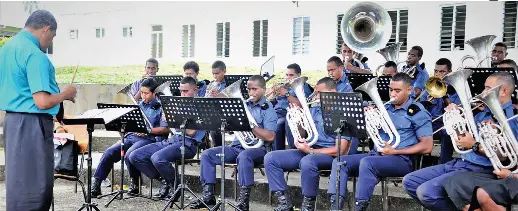 RFMF Band trains with Navy Brass Band - PressReader