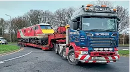 Preserved last Crewe-built Class 91 arrives at Bo’ness - PressReader