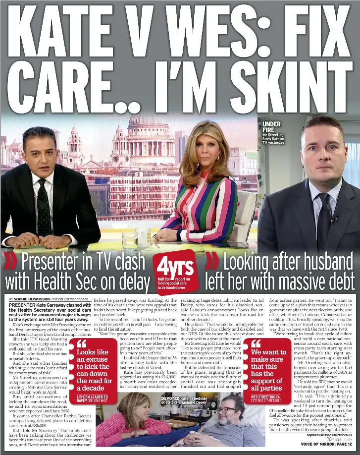 KATE V WES: FIX CARE.. I’M SKINT - PressReader