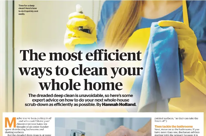 The most efficient ways to clean your whole home - PressReader