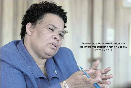 Marshoff understood importance of taking a principled stand - PressReader