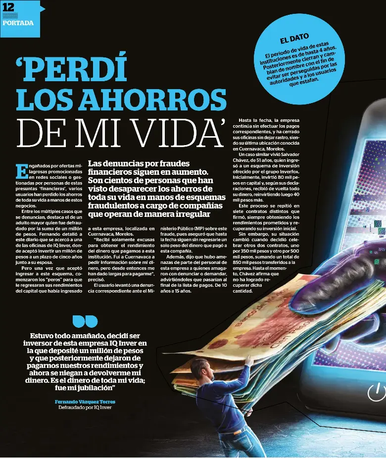 ‘PERDÍ LOS AHORROS DE MI VIDA’ - PressReader