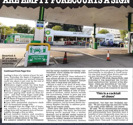 NOW WE’RE RUNNING ON EMPTY - PressReader