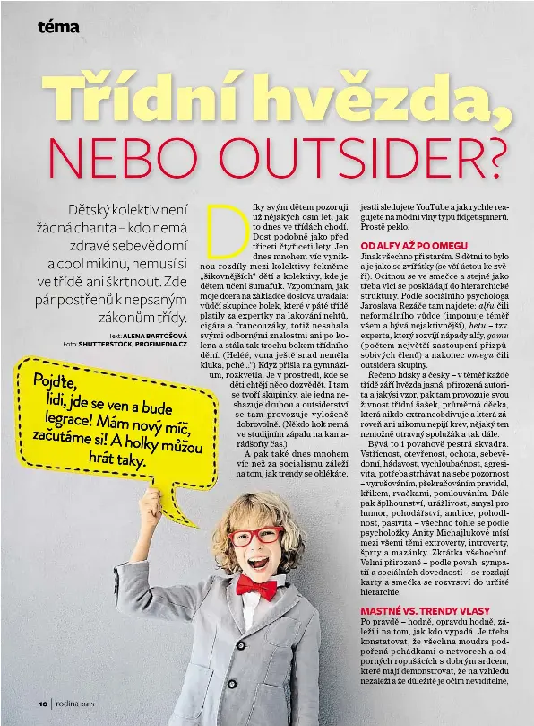 Třídní hvězda, NEBO OUTSIDER? - PressReader