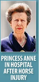 PRINCESS ANNE IN HOSPITAL AFTER HORSE INJURY - PressReader