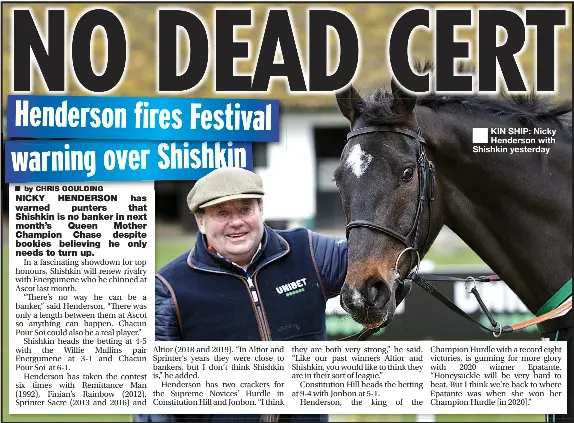 NO DEAD CERT - PressReader