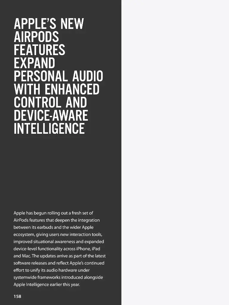 APPLE’S NEW AIRPODS FEATURES EXPAND PERSONAL AUDIO WITH ENHANCED CONTROL... - PressReader