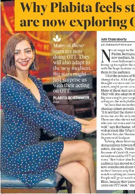 Why Plabita feels stars are now exploring OTT - PressReader