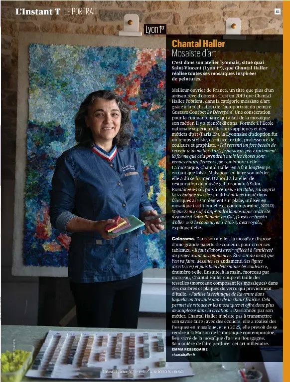 Chantal Haller Mosaïste d’art - PressReader
