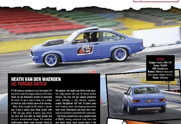 HEATH VAN DER WAERDEN UC TORANA HATCH - PressReader