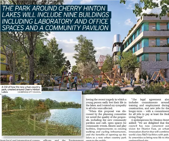Urban country park in east Cambridge given green light - PressReader