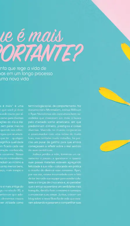 O que é mais IMPORTANTE? - PressReader