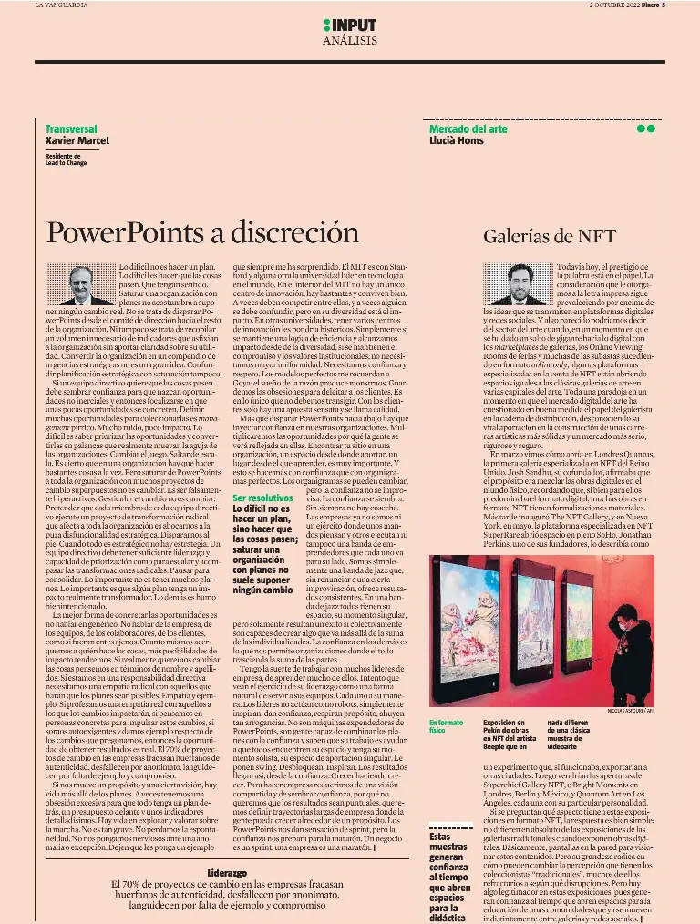 PowerPoint­s a discreción - PressReader