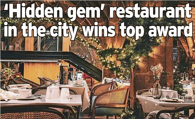 ‘Hidden gem’ restaurant in the city wins top award - PressReader