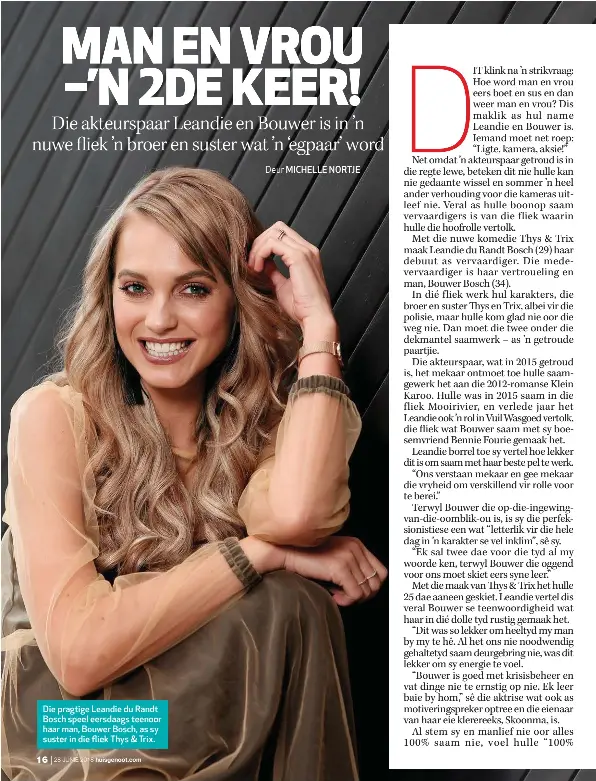 Leandie, Bouwer speel sibbes in fliek - PressReader