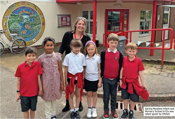 Ely school delighted with improved Ofsted rating - PressReader