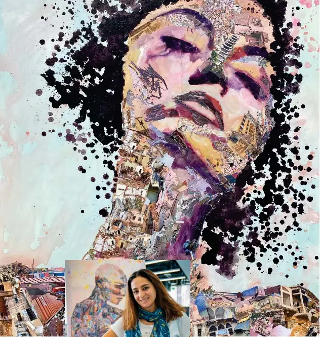 For artist Magda Malkoun, disruption always shows the way to creation ...