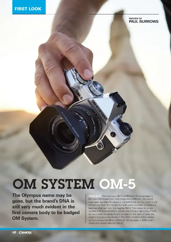FIRST LOOK OM SYSTEM OM-5 - PressReader