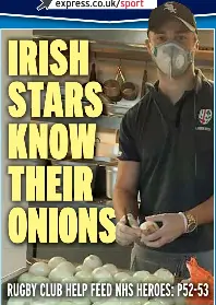 IRISH STARS KNOW THEIR ONIONS - PressReader