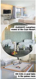 KATHRYN WILLIAMS RELAXES AMID THE LUXURY SURROUNDIN­GS OF CAYO EXCLUSIVE RESORT & SPA, PLAKA ...