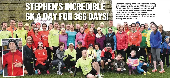 STEPHEN’S INCREDIBLE 6K A DAY FOR 366 DAYS! - PressReader