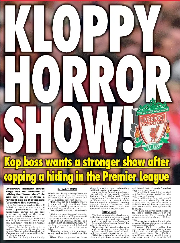 KLOPPY HORROR SHOW! - PressReader