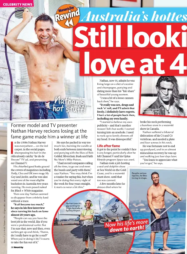Nathan Harvey’s on the hunt for romance. - PressReader