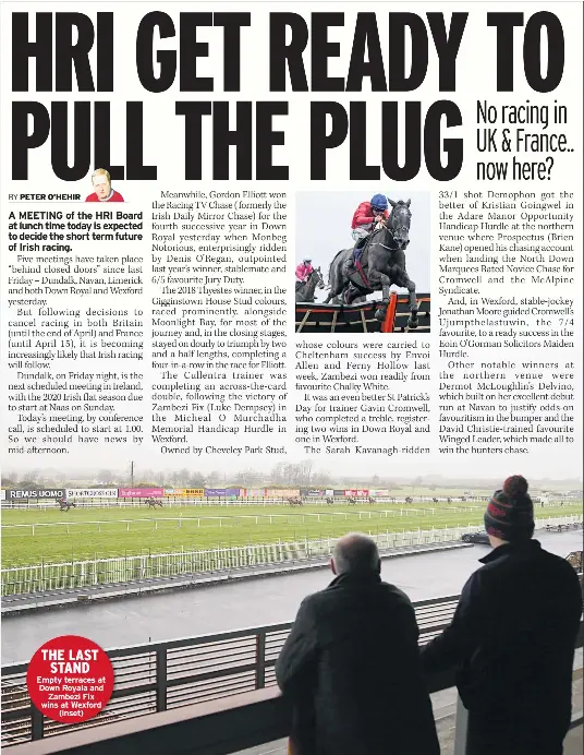 HRI GET READY TO PULL THE PLUG - PressReader