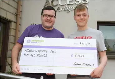 Callum catches eye of major movie star - PressReader