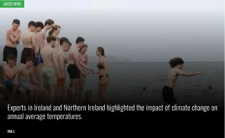 Ireland and Northern Ireland (provisiona­lly) had their warmest years on record in 2023 ...