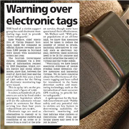 Warning over electronic tags - PressReader