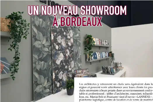UN NOUVEAU SHOWROOM À BORDEAUX - PressReader