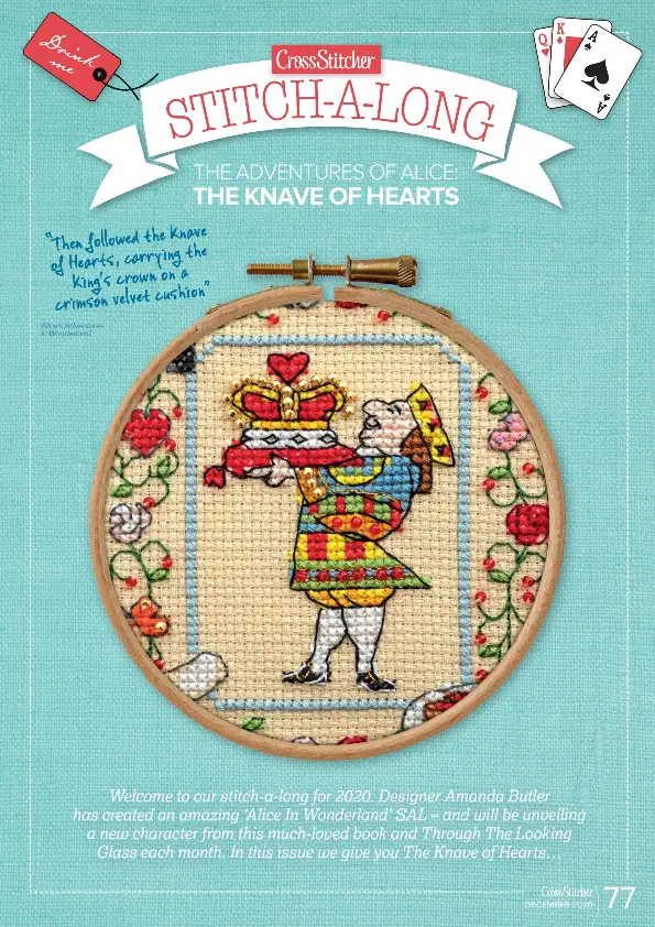 CrossStitc­her SAL The next part of our stitch-a-long featuring Alice in Wonderland - PressReader