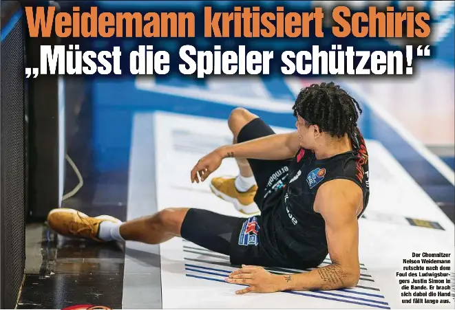 Weidemann kritisiert Schiris „Müsst die Spieler schützen!“ - PressReader