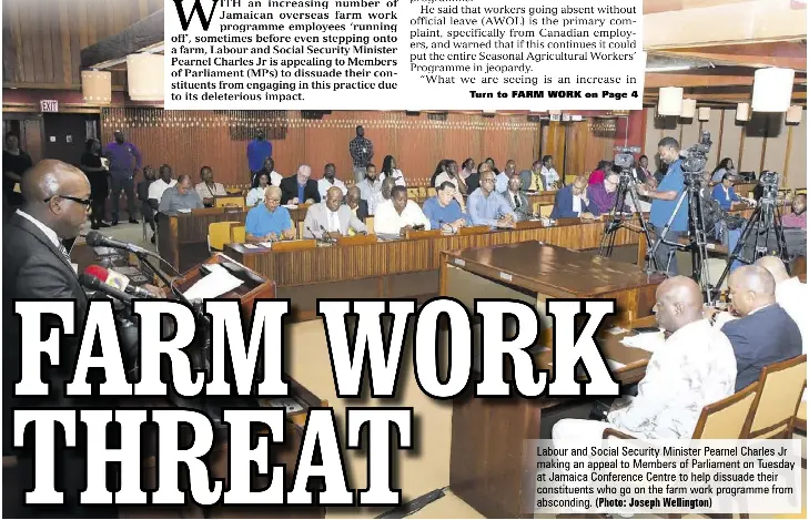 FARM WORK THREAT - PressReader