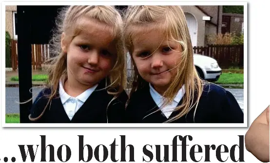 The almost supernatur­al bond of Scots identical twins ...who both suffered cancer symptoms ...