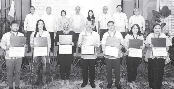 BSP RECOGNIZES MINDANAO STAKEHOLDE­RS: - PressReader