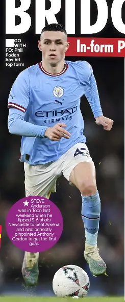 StarBets FODEN WILL BRIDGE GAP - PressReader