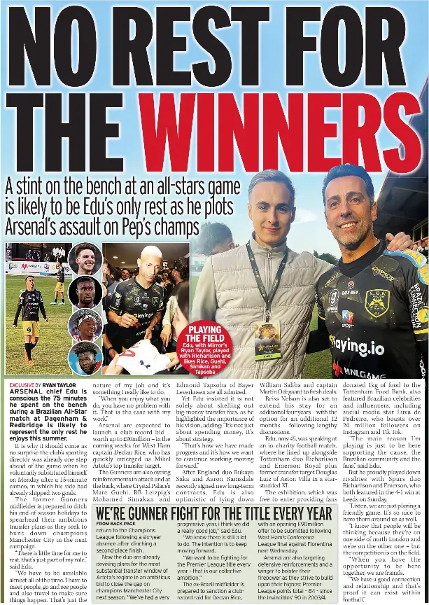 NO REST FOR THE WINNERS - PressReader