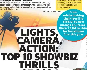 LIGHTS, CAMERA, ACTION: TOP 10 SHOWBIZ THRILLS OF 2024 - PressReader