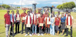 28 graduates celebrate success in forklift training programme - PressReader