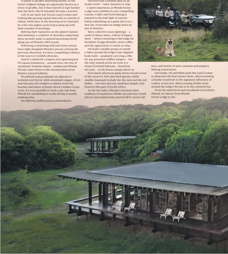 Brett Atkinson is impressed by the hospitalit­y and wildlife diversity at this private game ...