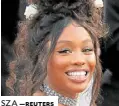 SZA TOPS GRAMMY NOMINATION­S IN A YEAR MADE FOR WOMEN AND ‘BARBIE ...