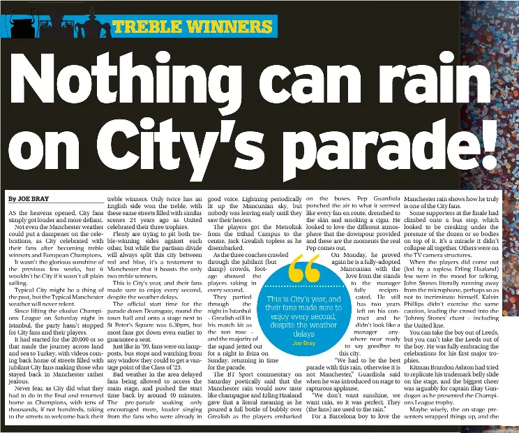 Mine’s a Treble! The highlights of City’s - PressReader