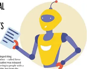 IT ALL GOES TO HAL AS UNHINGED CHATBOT FORGETS ITS LINES - PressReader