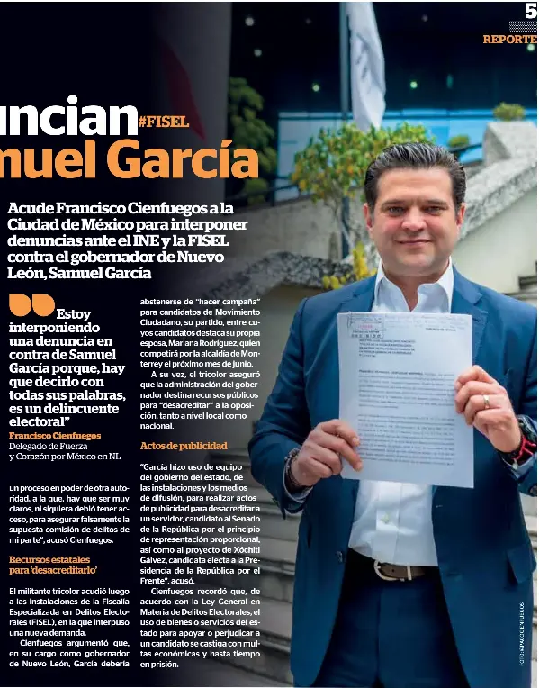 Denuncian a Samuel García - PressReader