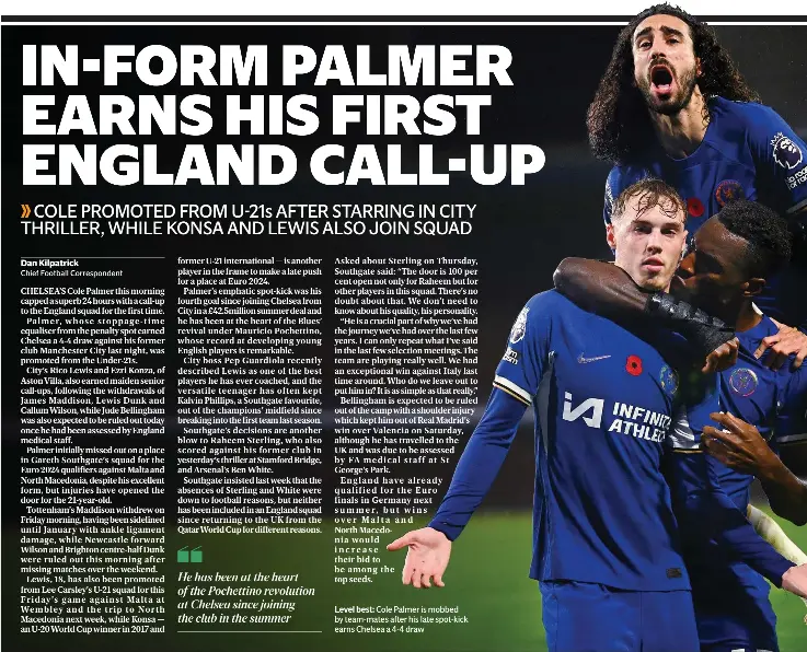 IN-FORM PALMER EARNS HIS FIRST ENGLAND CALL-UP - PressReader