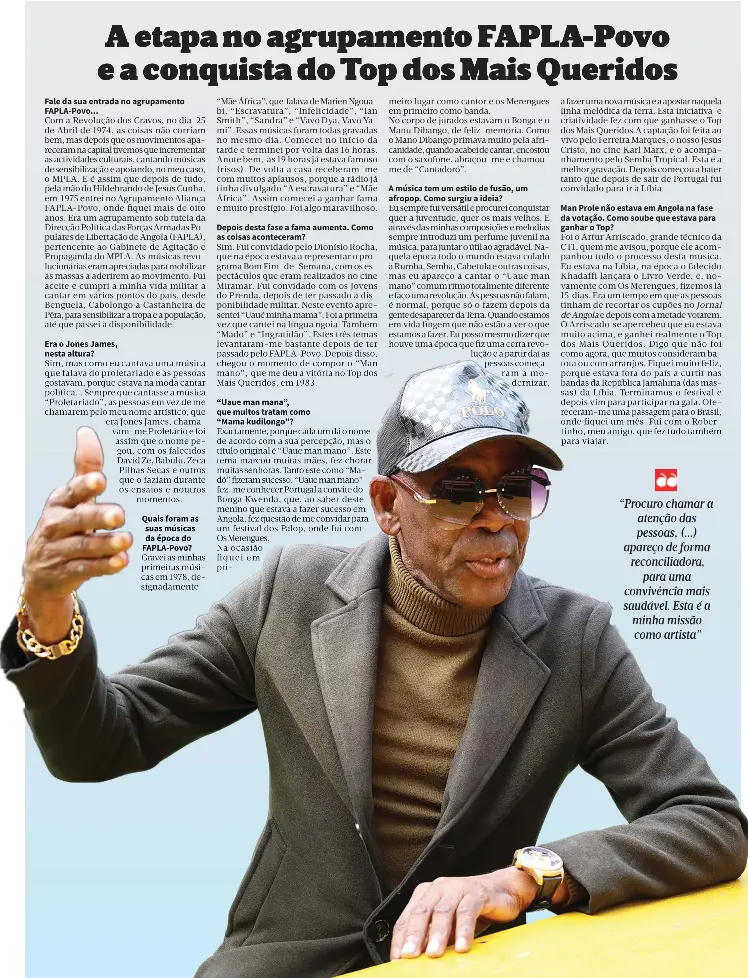 A etapa no agrupament­o FAPLA-POVO e a conquista do Top dos Mais ...